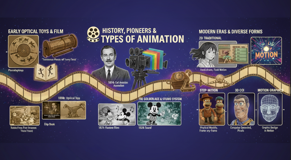 History, Pioneers, and Types of Animation - Bemmygail Learning Hub